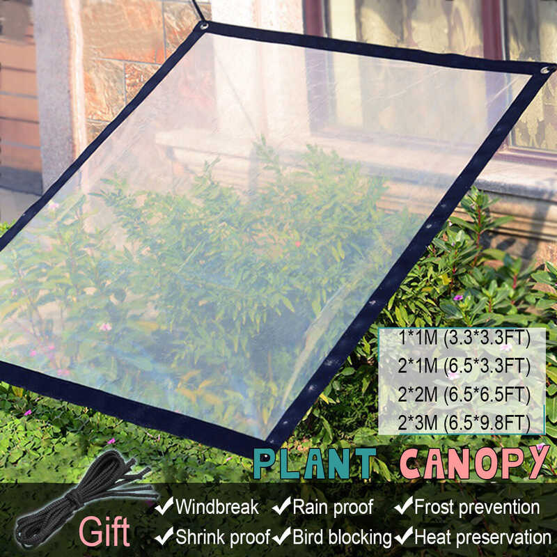 Tarpau Thicked Transparente Edging Perforated Waterproof Plastic Sheet ...