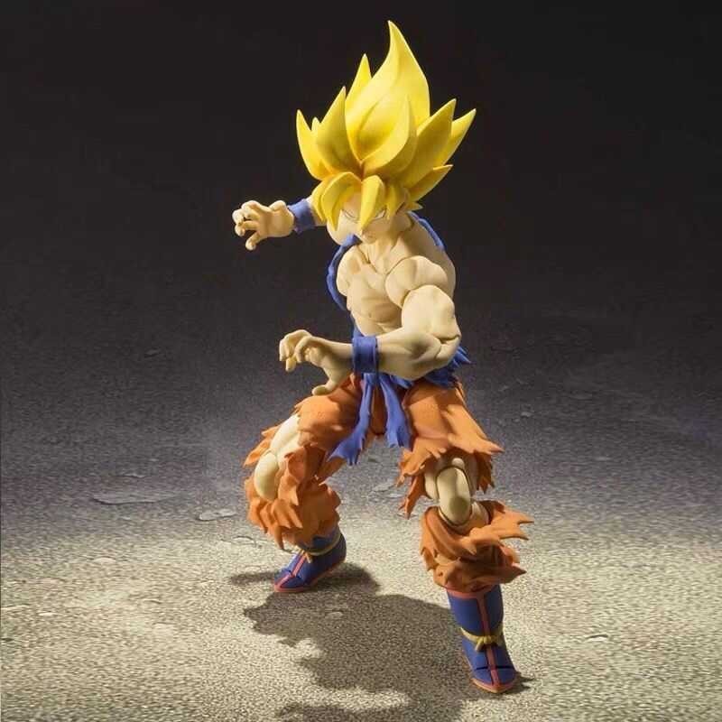 2 16 Cm Dragon Ball Awakening Son Goku Movable Action Figure Shf Anime ...