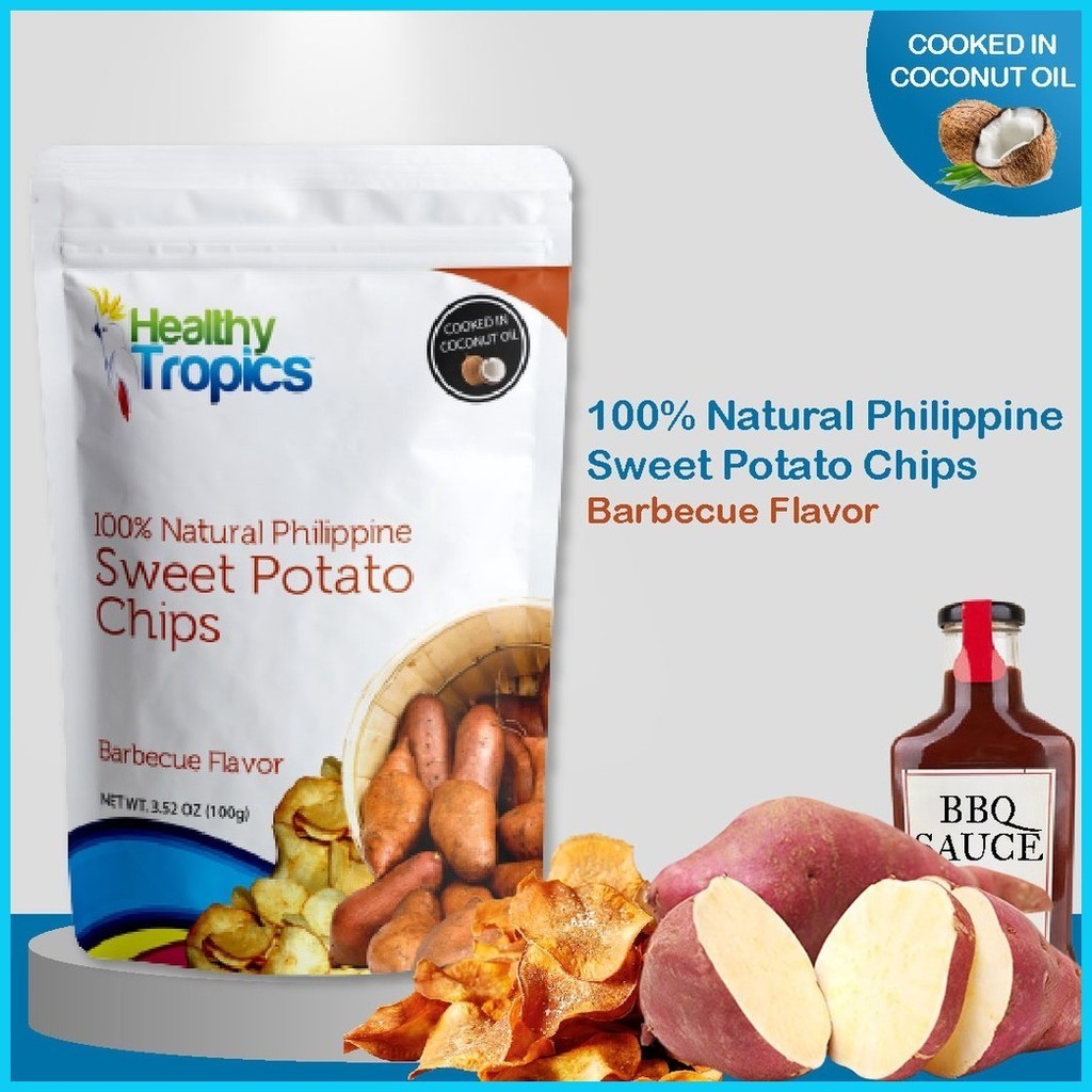 ♀ ☽ ♙ Healthy Tropics Sweet Potato Chips Barbecue Flavor | Shopee ...