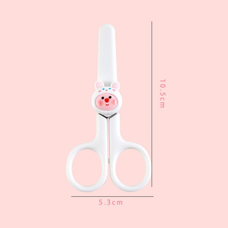 White Kids Scissors Small Safety Scissors Blunt Tip Toddler Scissors ...