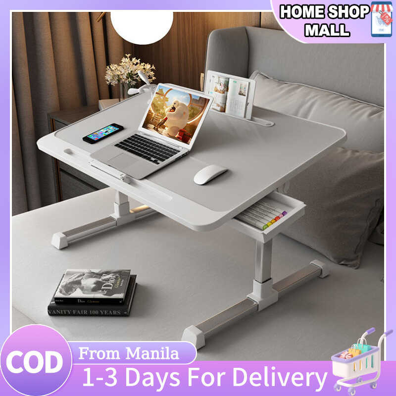 Foldable Laptop Mini Kid Study Portable Wooden Computer Bedside Table ...