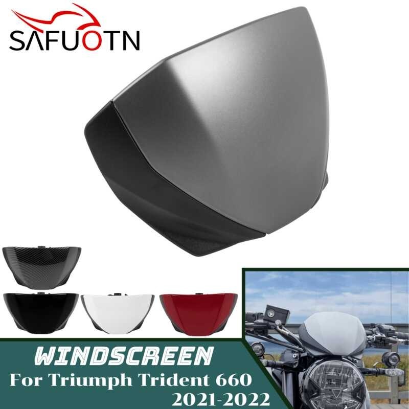 Front Trident 660 Screen Lens Windscreen Fairing Kit Para Sa Triumph ...