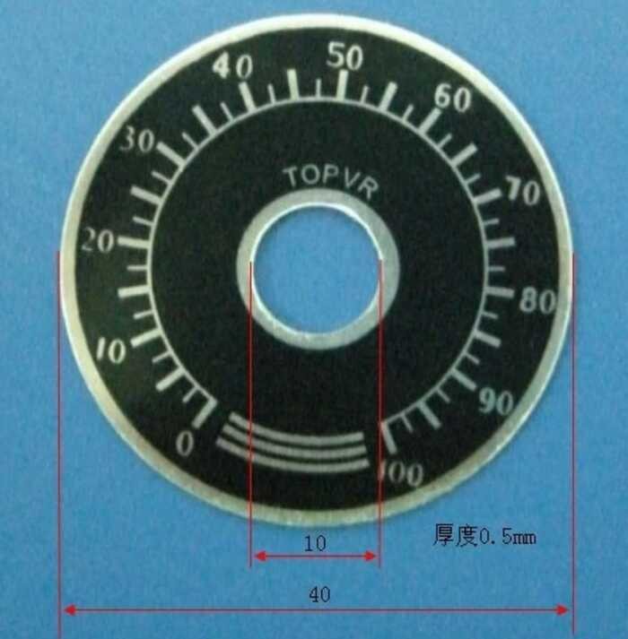 Potentiometer dial na may 3590S RV24YN WTH118 series digital scale ...