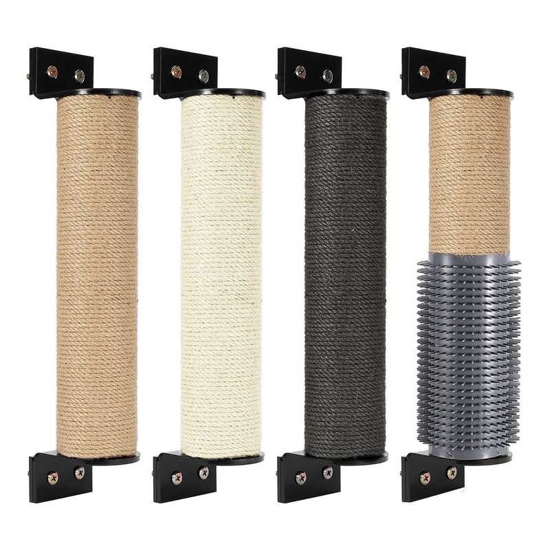 Xj Scratcher Cage Hanging Sisal Pole Wall-Mounted Itchy Cat Claw Sener ...