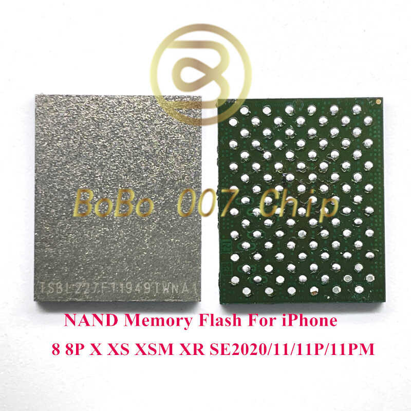 128G 64G 256G 512Gb HDD NAND Memory Flash Chip For Iphone 8 8Plus X XS ...