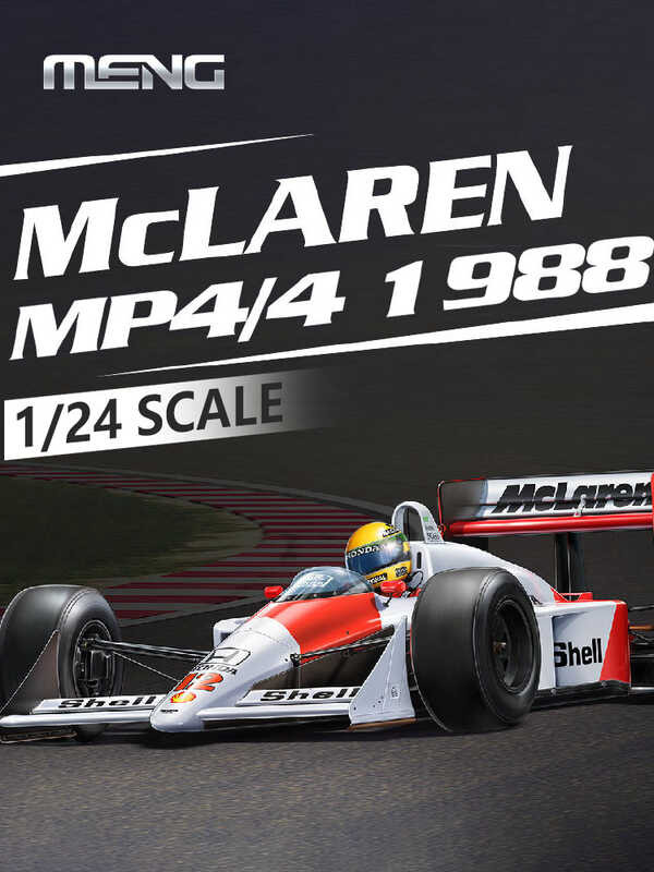 Model MENG Assembly Car Model CS-007 1/24 McLaren McLAREN MP4/4 1988 | Shopee Philippines