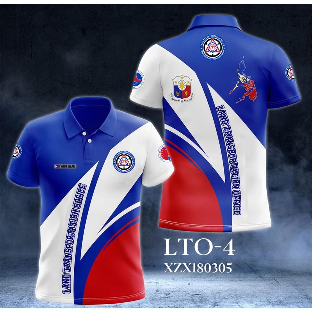 Philippine Flag & LTO Land Transportation Office New Series 3D ...