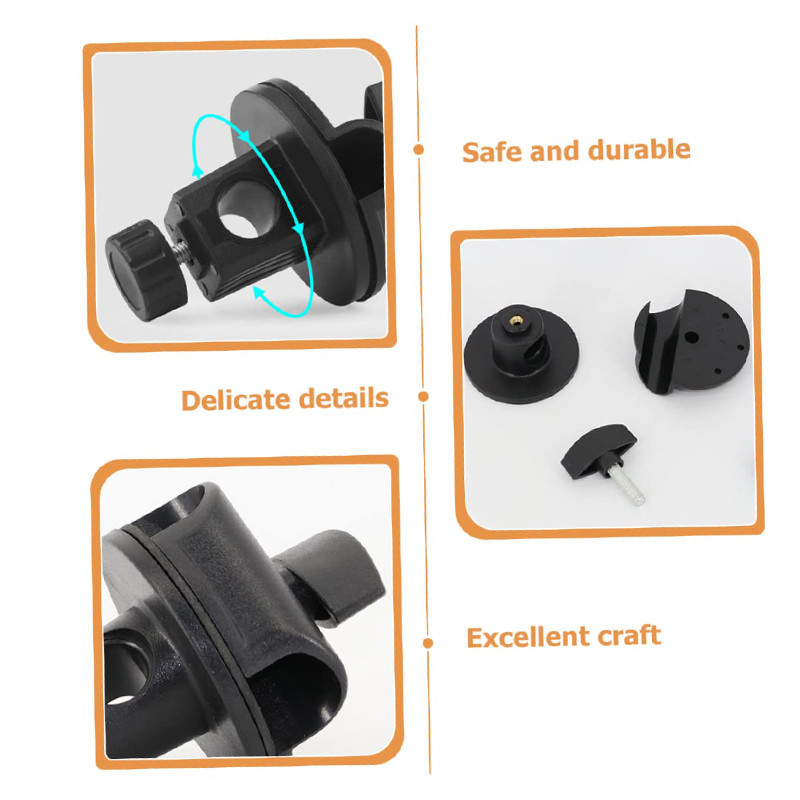 Universal Floor Mic Stand Crossbar Clamp Disc 15mm/20mm Mic Crossbar ...