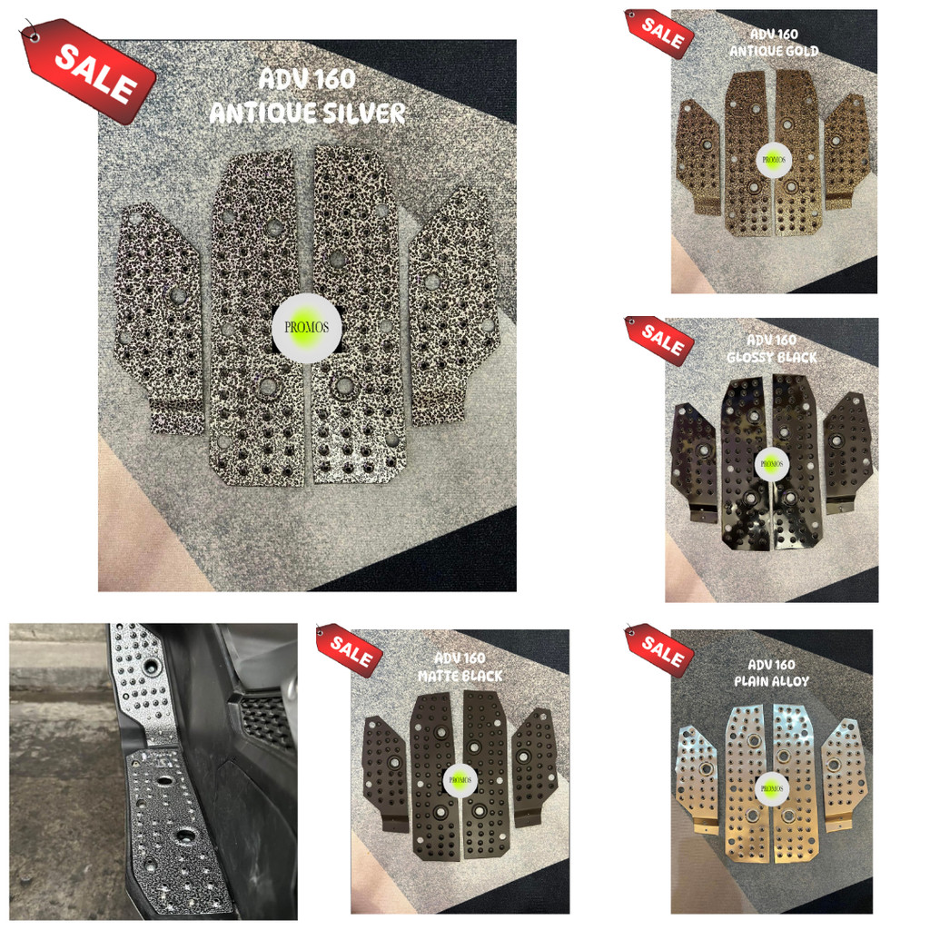 HONDA ADV 160 / ADV 160 ALLOY POWDER COATED FOOTBOARD MATTING / ADV 160 ...