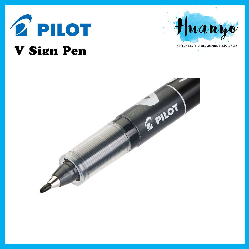 Pilot V Sign Signature Pen 2.0MM (Black/Blue/Red Ink) | Shopee Philippines