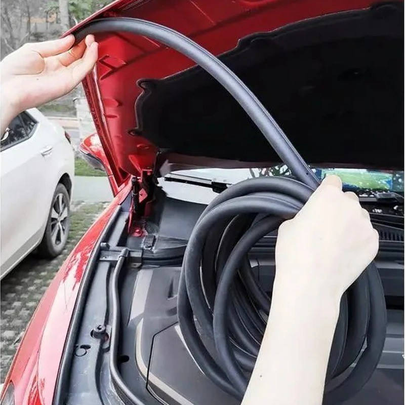Car Rubber Door Sealing Big D Type Car Door Hood Trunk Seal Strip ...