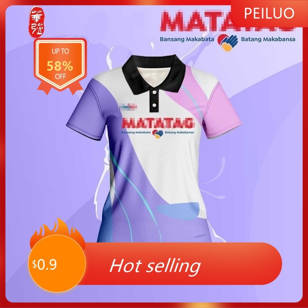 Matatag Shirts Full Sublimation Women Top Unisex Uniform With Logo ...