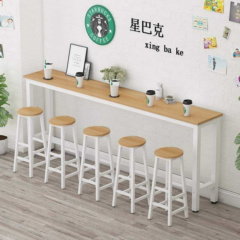 Wall Bar Supermarket Convenience Store Dining Milk Tea Shop High Leg At ...