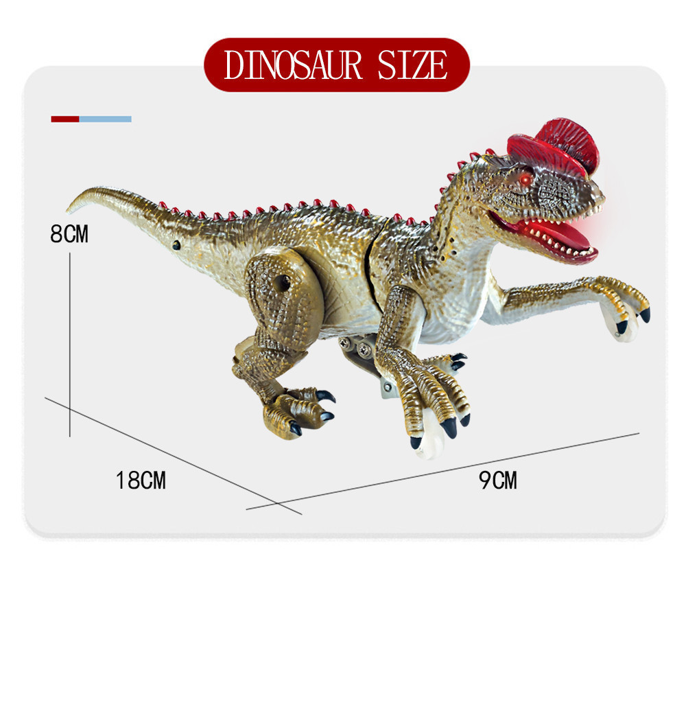 RC Remote Control Dinosaur 2.4G Mini Five Way Biomimetic Walking ...