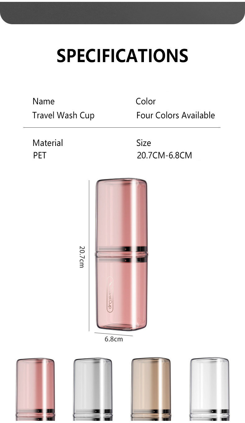 Toothpaste and Toothbrush Box Travel Toothbrush Box Wash Set Portable ...