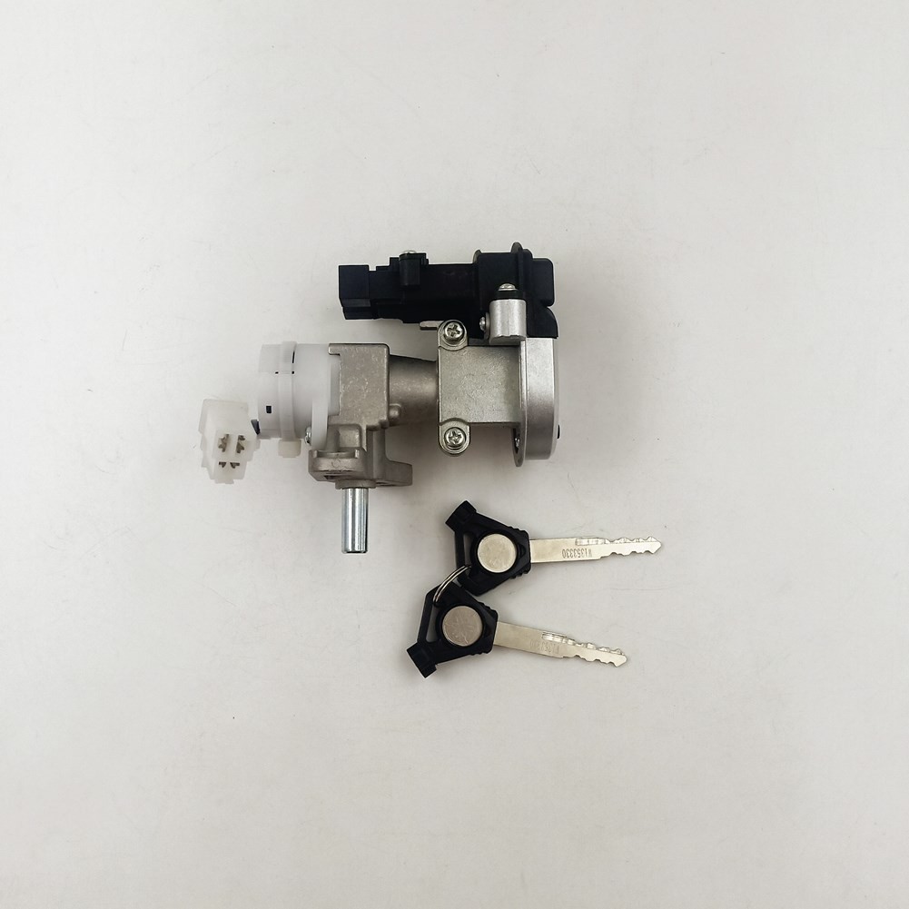 Motorcycle Ignition Switch Lock Key Set Motocross Fuel Gas Tank Cap ...