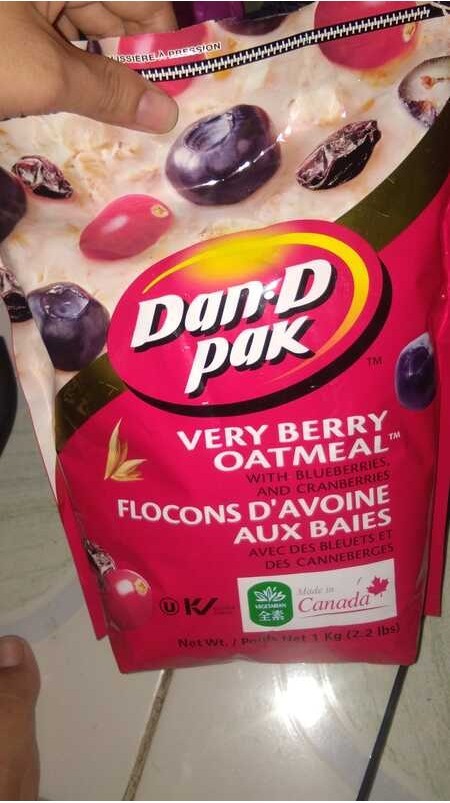 Dan-D Pak Very Berry Oatmeal 1 Kg | Shopee Philippines