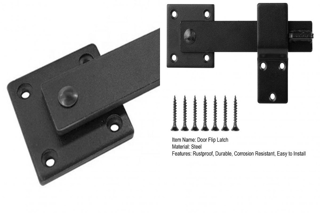 PANDU Door Flip Latch Barn Door Lock 360-degree Rotation Sliding Door ...