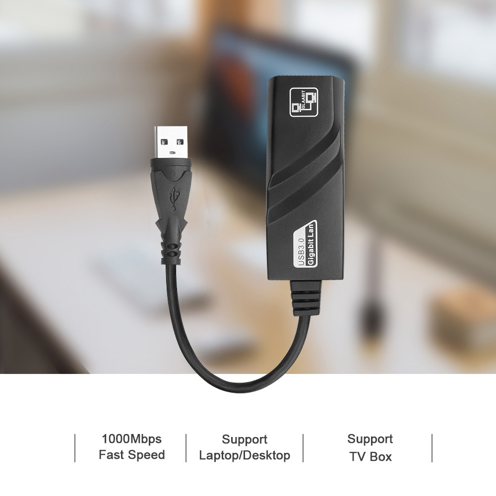 BENOSEM 100/1000Mbps USB 3.0 Wired Network Card USB to RJ45 Type C to ...