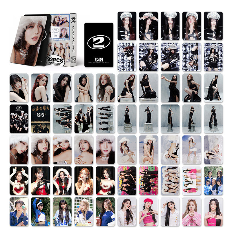 92Pcs/Box Lomo Card Gidle 2nd Full Album (G)I-DLE Double-sided Card gidle Photocards YUQI SHUHUA ...