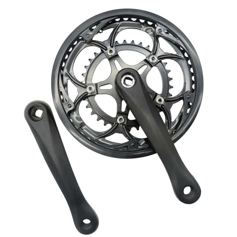 Road Bike Double Chainwheel 34/50T Crankset Chainset 170Mm Square Taper ...