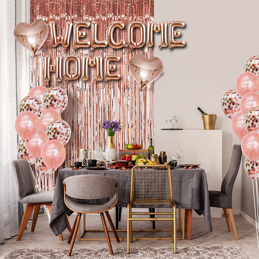 Welcome Home Banner Decoration Set Family Reunion Welcome Back Party at ...