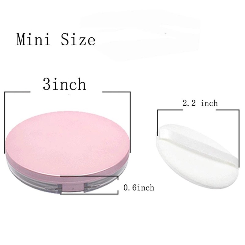 DIY Makeup Portable Loose Powder Box Plastic Empty Powder Box Travel ...