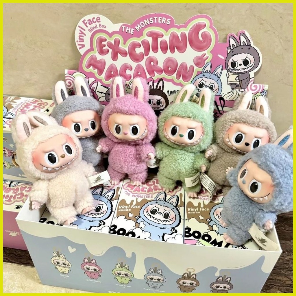 ⚽︎ 2024 The Monsters Labubu POP MART [Have A Seat] [Exciting Macaron ...