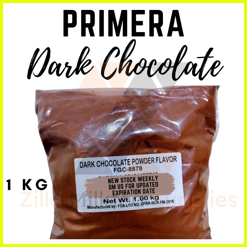 Primera Dark Chocolate choco Premium Powder Flavor 1kg for Milktea ...