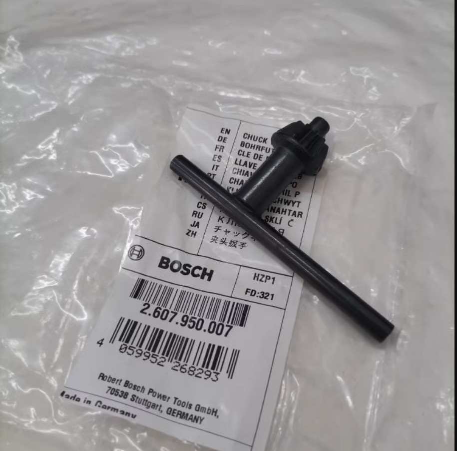 Bosch chuck wrench 13mm impact drill doktor electric turn key card ...