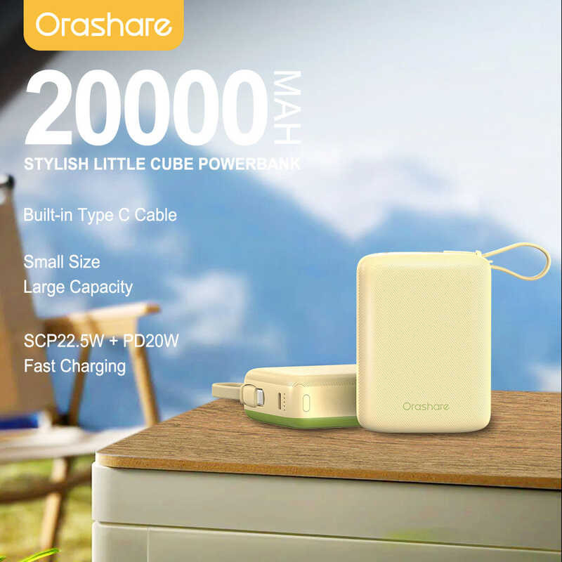 Pm20c Mini Orashare Powerbank 20000Mah Ultra-Compact 22.5W Fast Charge ...