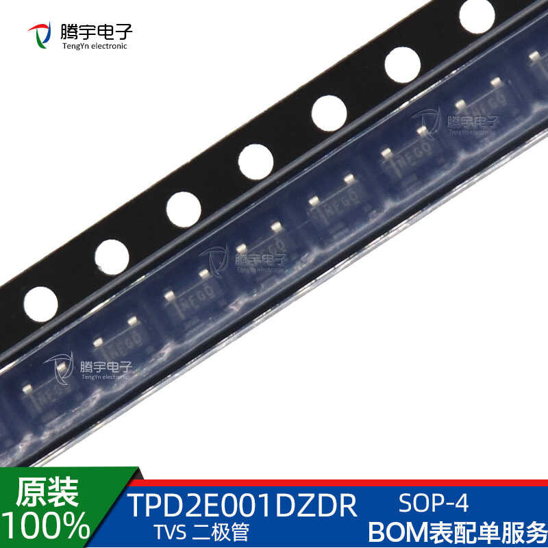 Original TPD2E001DZDR TVS diode SMD transient suppression diode SOP-4 ...