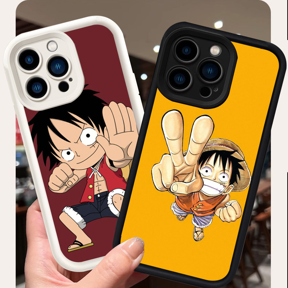 Casing for iPhone 15 X XS Pro Max Silicone Case H-71 One Piece Luffy ...