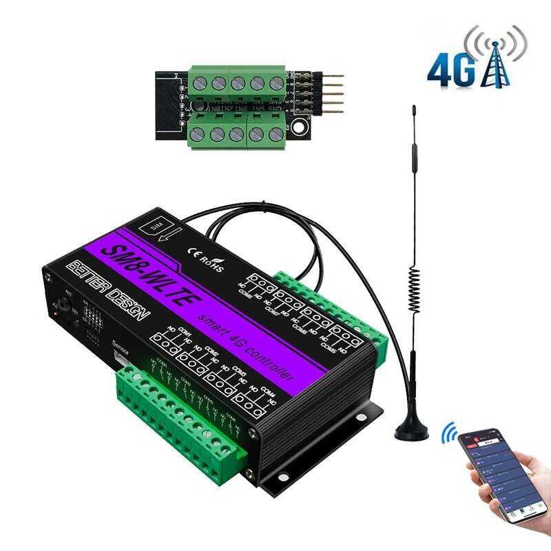 Industrial Automation Components GSM SMS 4G LTE Remote On/Off Switch ...