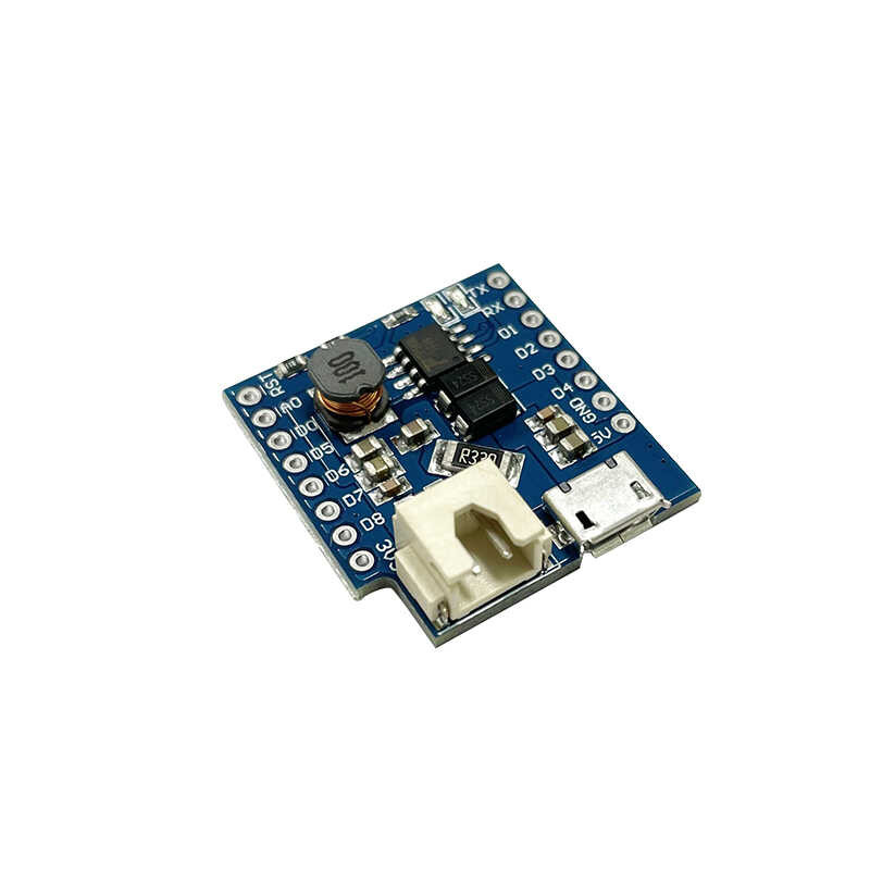 D1 mini Battery Shield lithium battery 1A boost module TP5400 charging ...