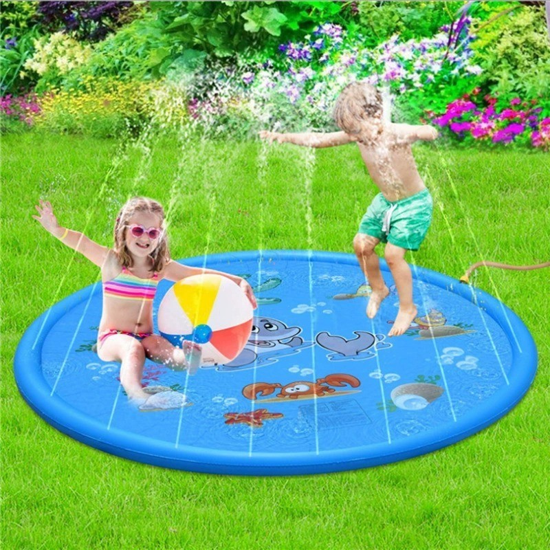 Splash Pad PVC Summer Outdoors Multi-player Activities Dabble Water ...