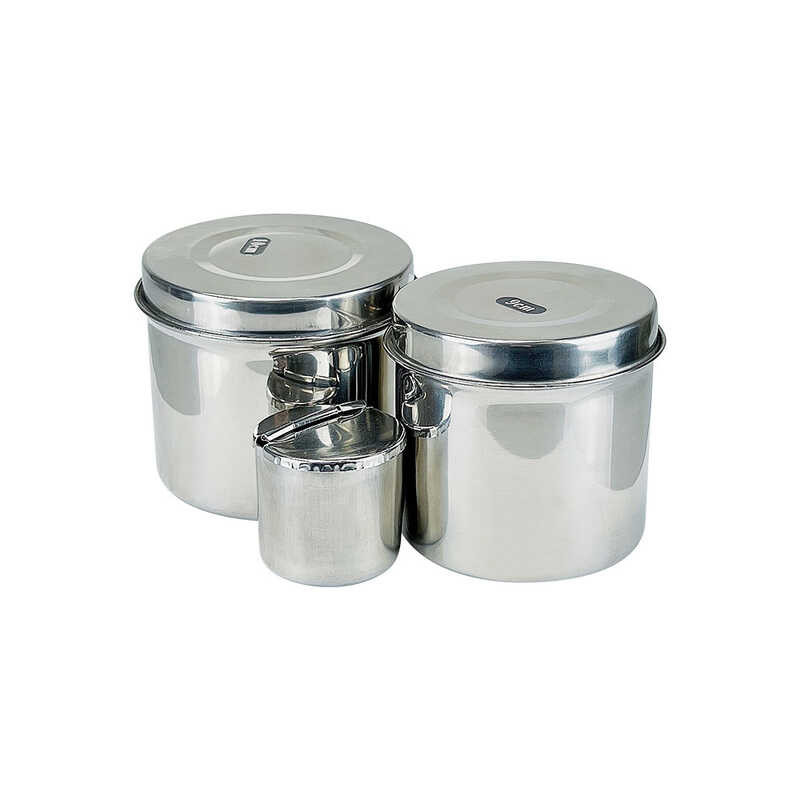 Stainless Dental Steel Canister Medical Cotton Ball Tank Alcohol ...