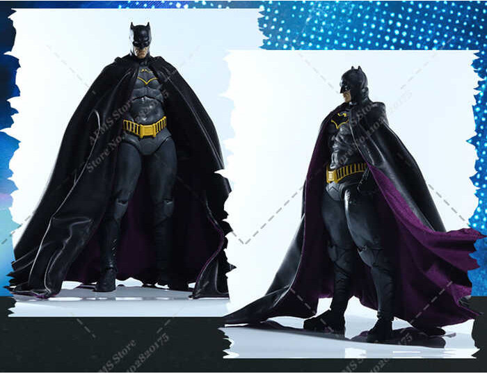 1/12 Men Soldier Batman Cloak Classic Comics Bat Hero Black Cape With ...