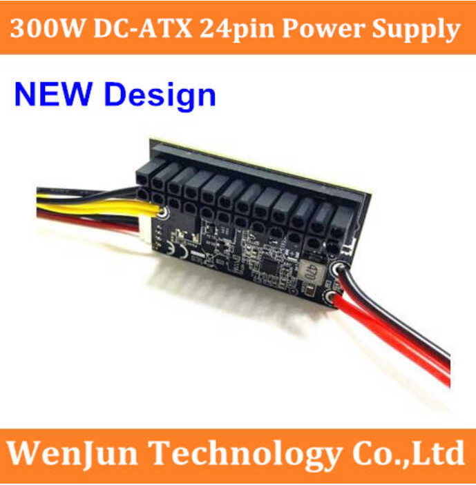 Design 24Pin Bagong 90Degree 300W 12V Input Mini ITX Pico PSU DC PC ...