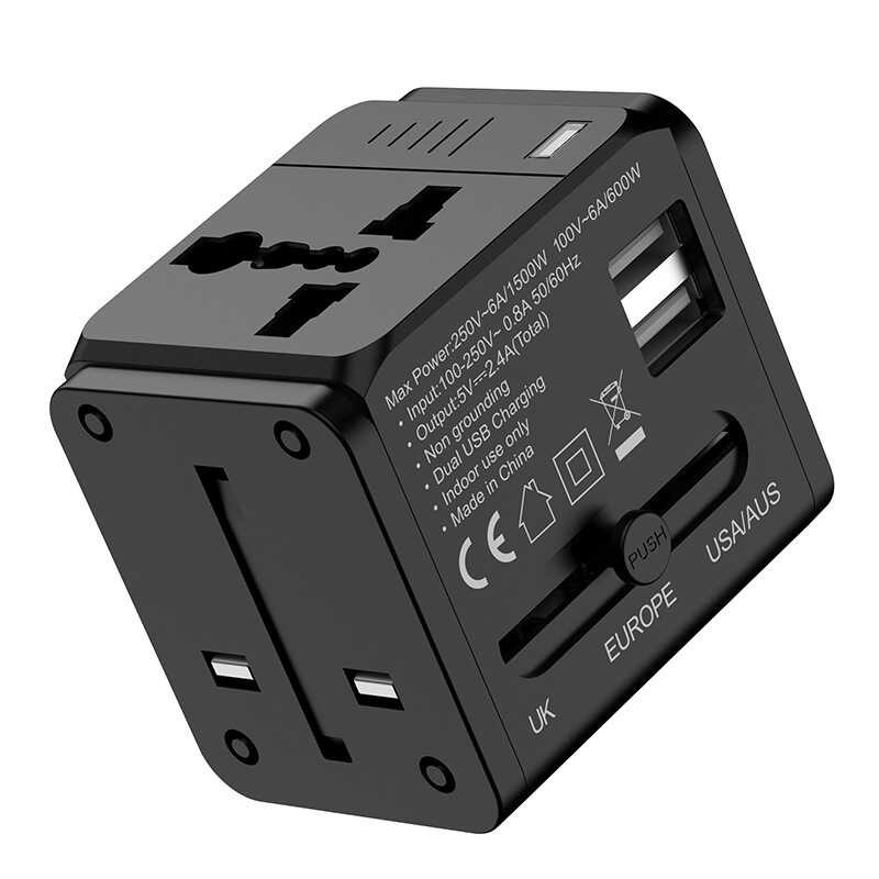 A Current Dual USB Interface European Standard American Standard ...