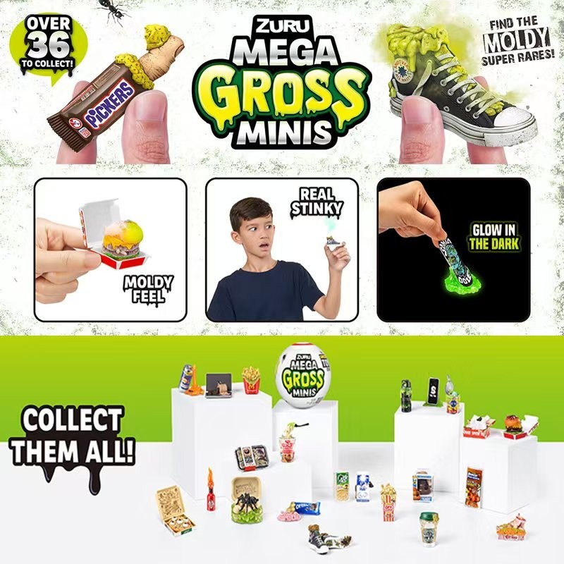 5 Surprise Mega Gross Minis Mystery Collectible Minis Brands Toy Blind ...