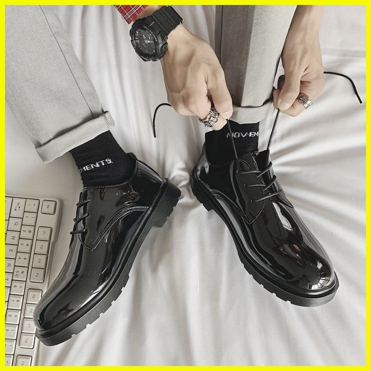 Black Shoes Security Charol Shoes For Men High Quality Rubber Materia ...