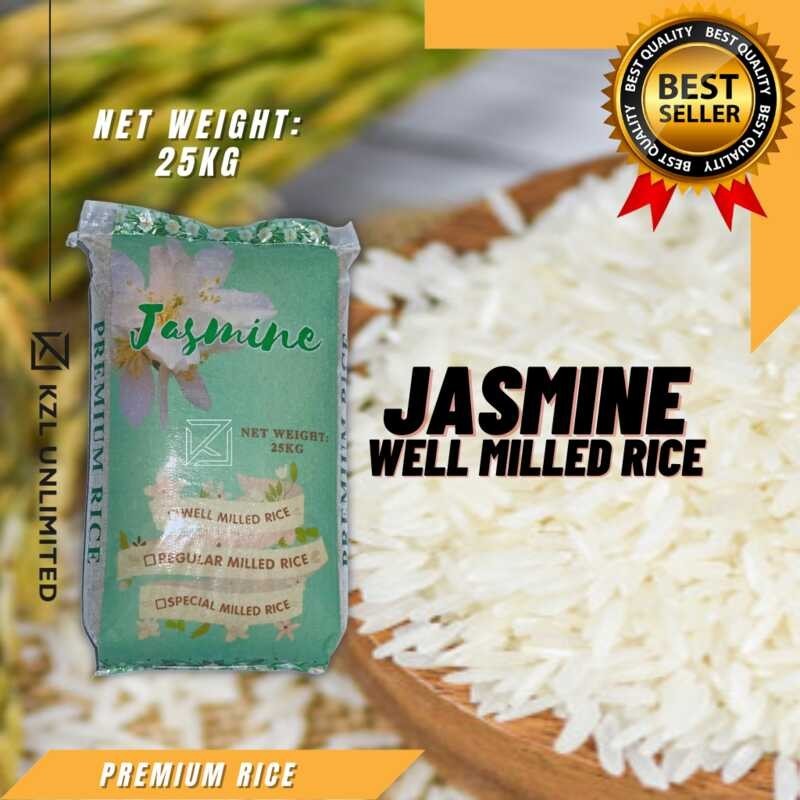 KZLA Jasmine Premium Rice Bagong Ani Well Milled mula sa Isabela 25kg ...