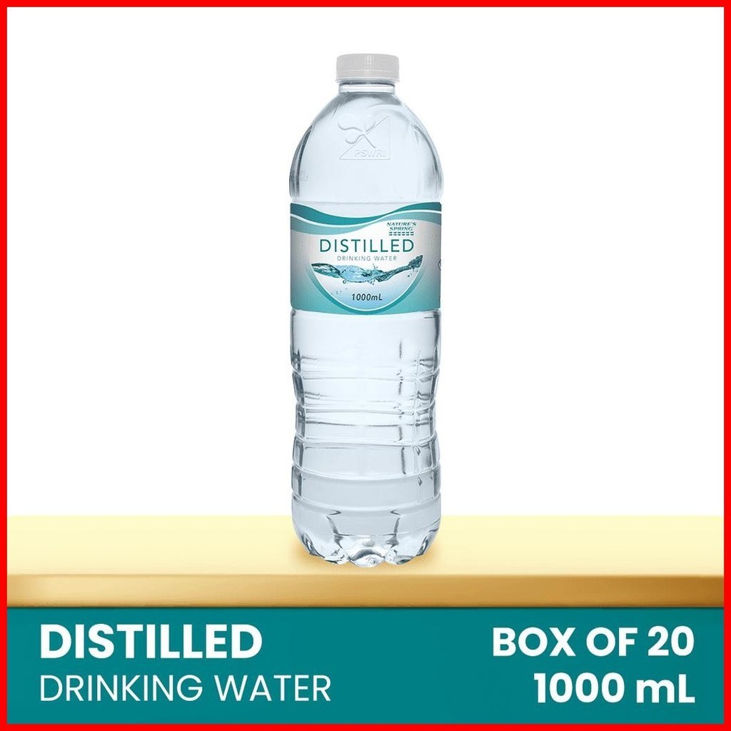 ♀ Nature's Spring Distilled Water 1 Liter | Shopee Philippines