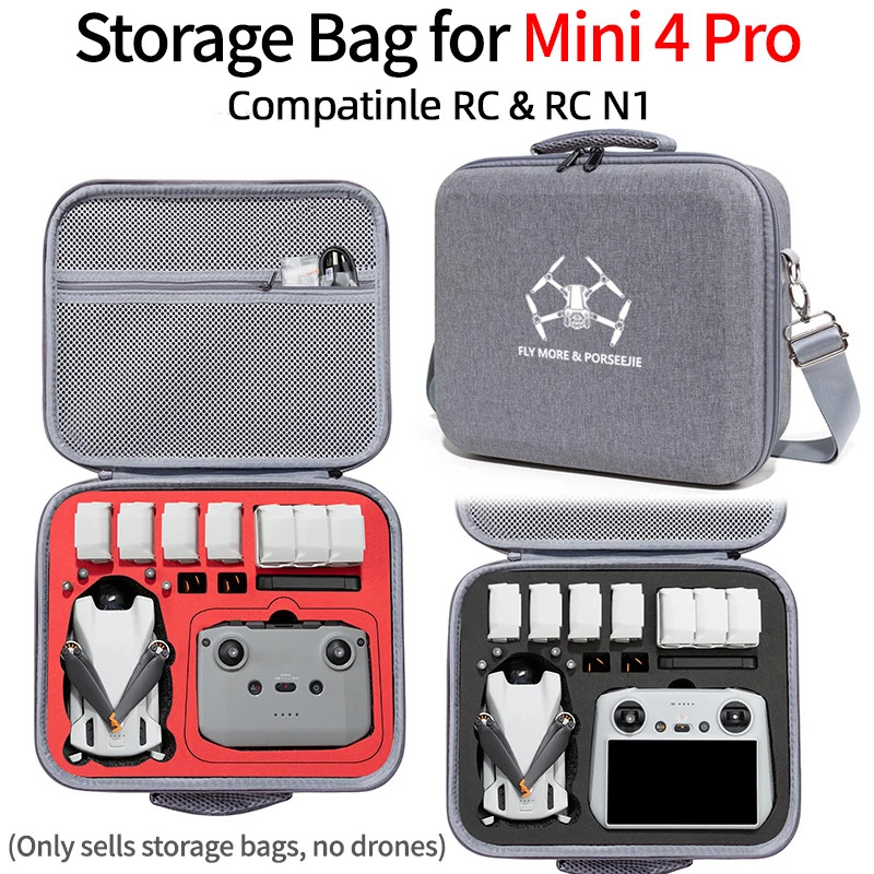 Drone Storage Bag For DJI Mini 3/Mini 3 Pro/Mini 4 Pro Combo Storage ...