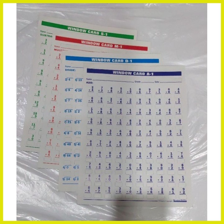 ♈ Window Card set sold per 5 sets ( A1, S1, M1, D1) (A2,S2,M2,D2)(A3,S3 ...