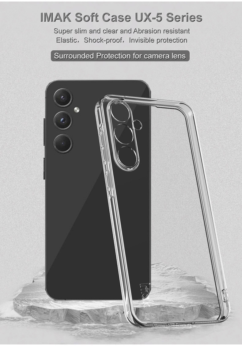 IMAK Silicone Soft Case for Samsung Galaxy A06 A55 A35 A25 A15 A05 A05S A54 A34 A24 A14 5G 4G ...