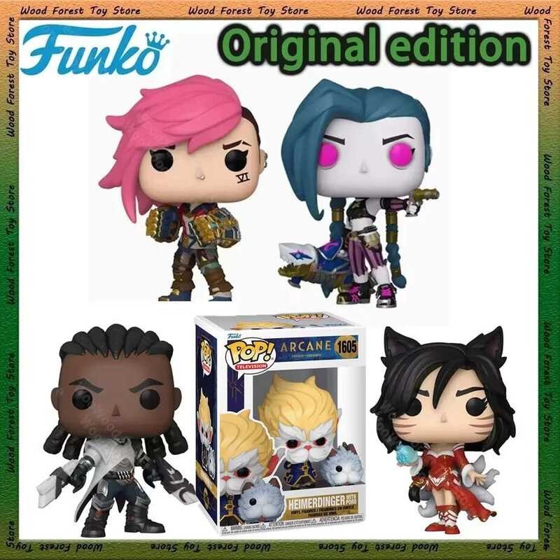 10Cm NEW Original Funko Pop Arcane Action League Of Legends Jinx Anime ...