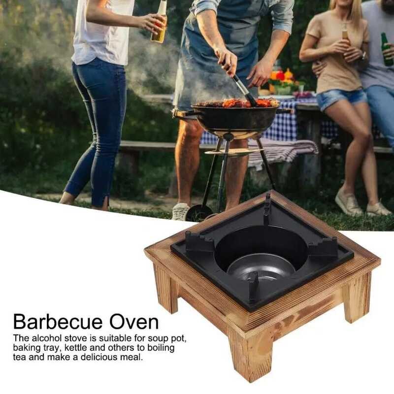 C2 3 D95 Portable Barbecue BBQ Alcohol Charcoal Oven Stove Grill ...