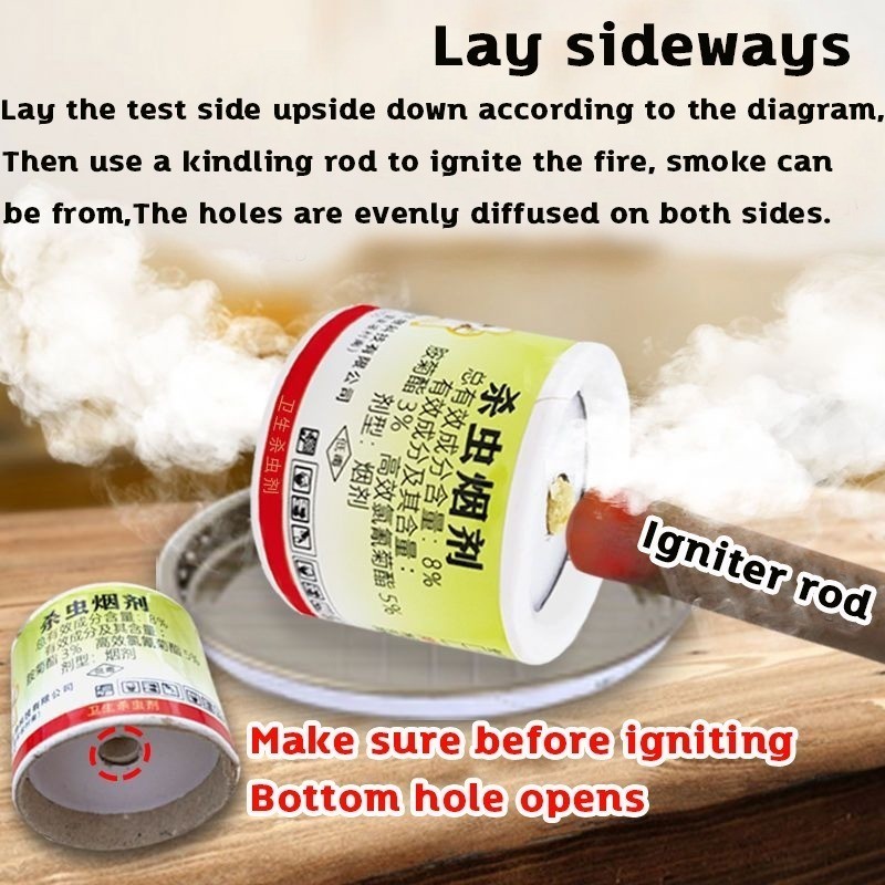 preferred 12Pcs Powerful Smoke Insecticide Repellent Herb Cockroach ...